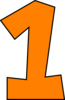 Animal Number One Line Art Clip Art at Clker.com - vector clip art ...